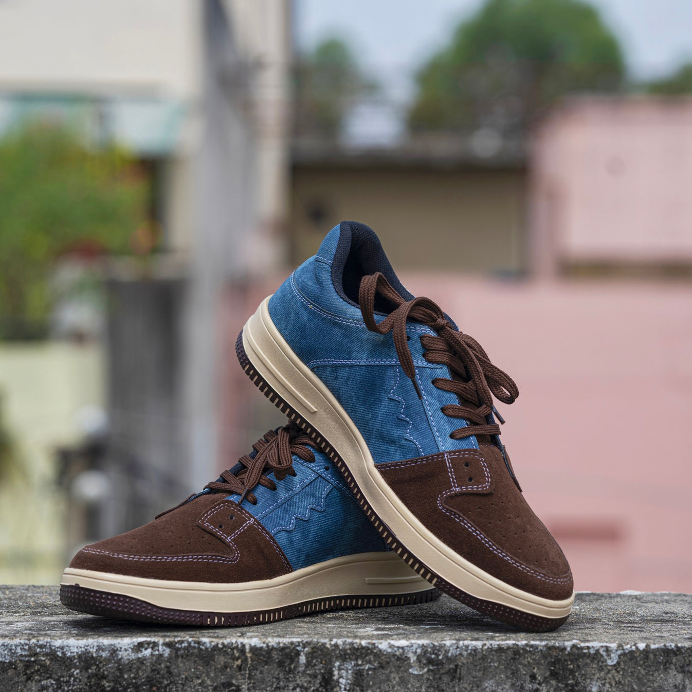 The Aurous Denim Laceup Sneakers – TheAurous